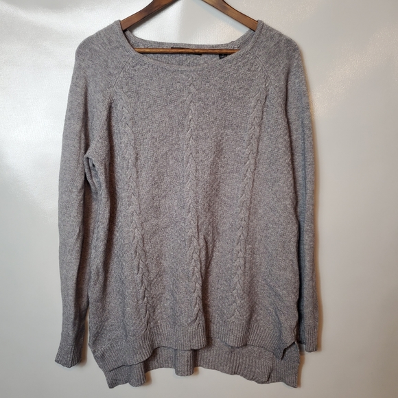 Cyrus | Sweaters | Cyrus Cable Knit Gray Sweater | Poshmark